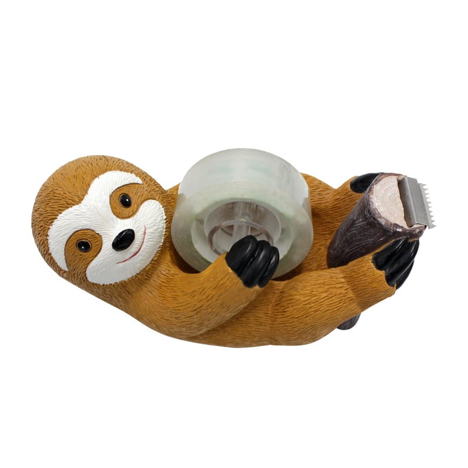 Animal Tape Dispenser Resin Sloth Tape Cutter Office Tape Holder for ...