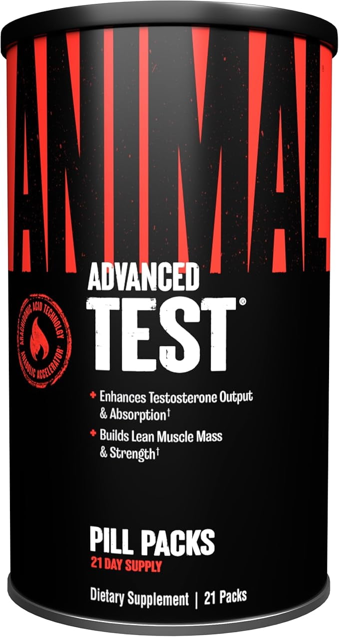 Animal Test Testosterone Booster for Men - Male Enhancing Supplement ...