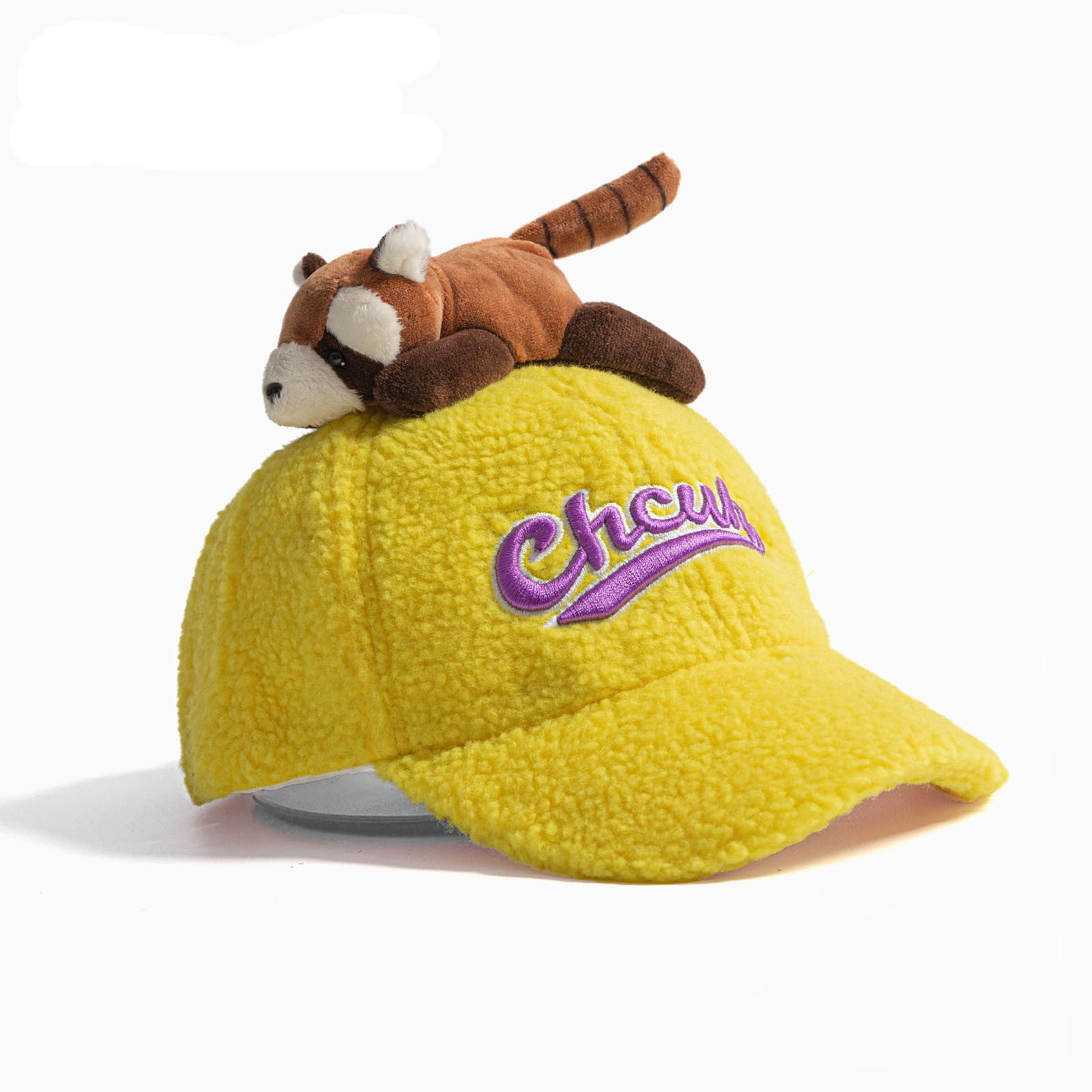 Animal Theme Winter Baseball Cap for Kids Lamb Wool Solid Color Warm ...