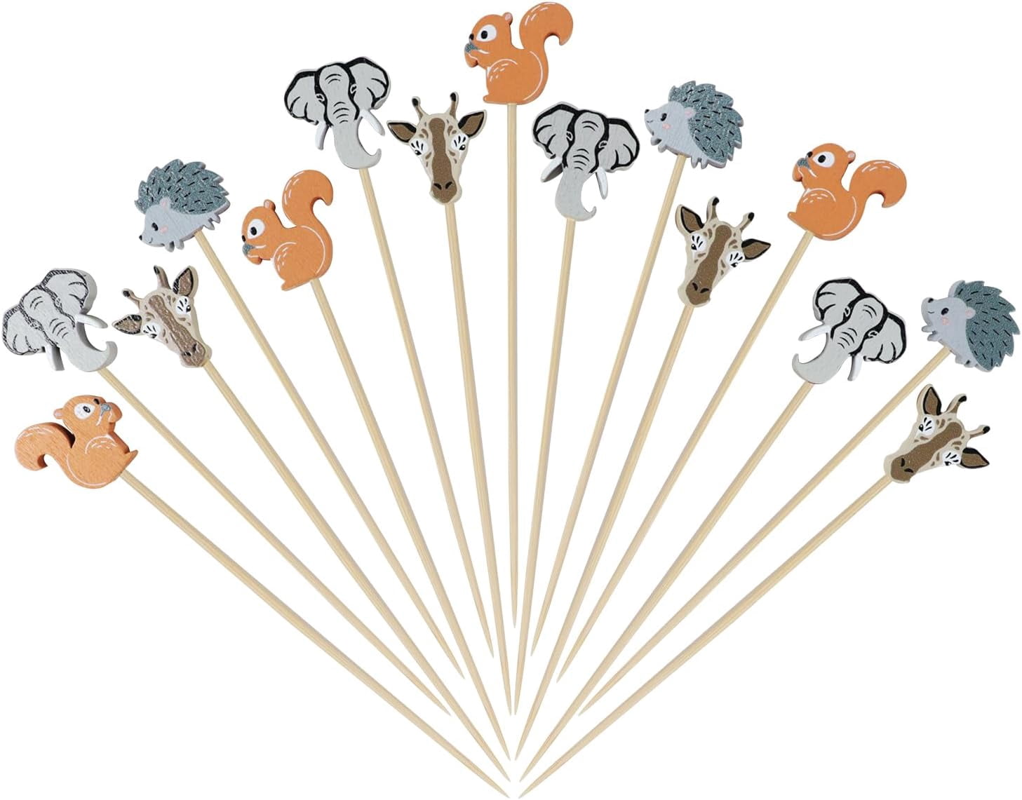 Animal Themed Cocktail Picks, Decorative Toothpicks Skewers for ...