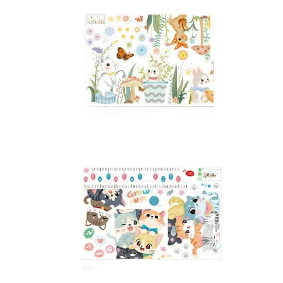 Animal-Themed Growth Chart: Fun & Safe Height Ruler for Kids' Rooms ...