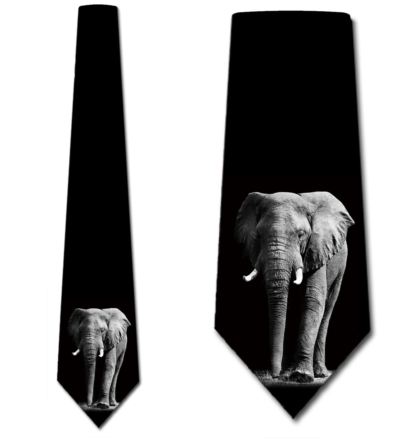 Animal Ties Mens Elephant Necktie by Three Rooker - Walmart.com