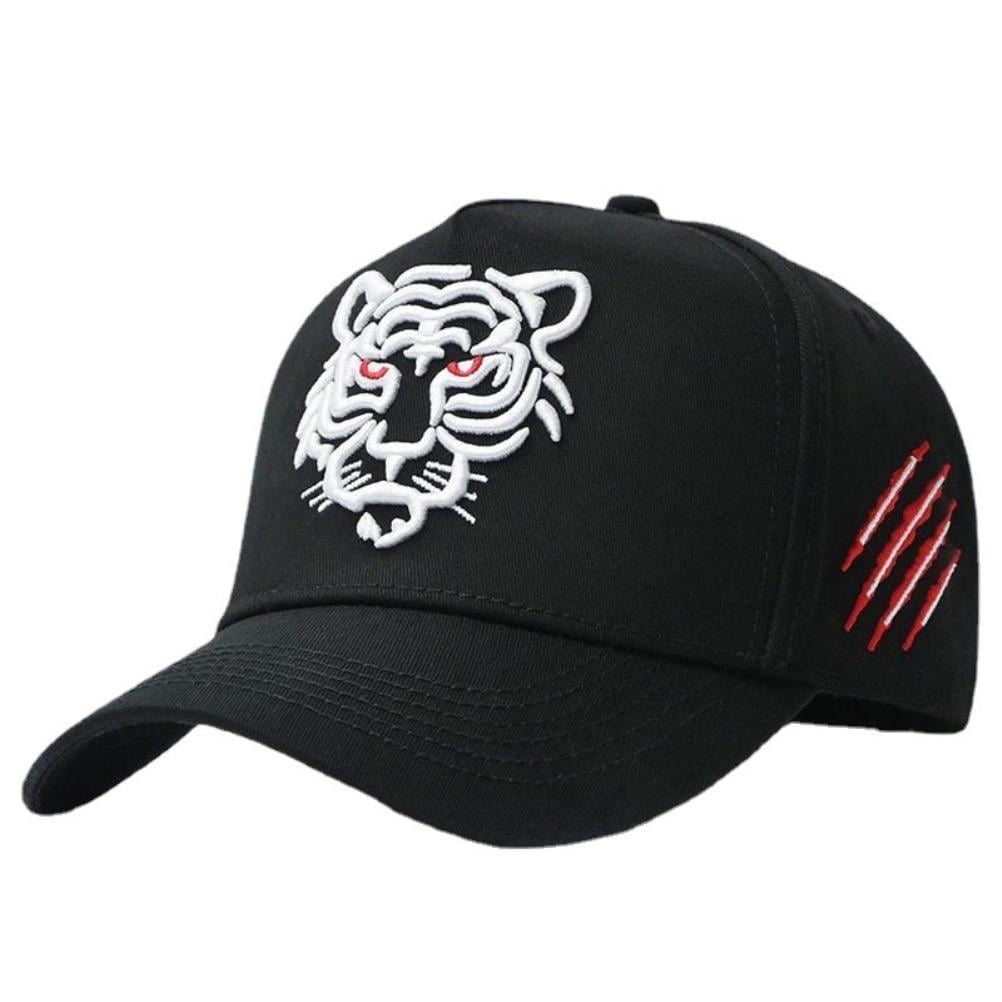 Animal Tiger Embroidered Baseball Sun Hat Cool Hip Hop Baseball Hat for ...