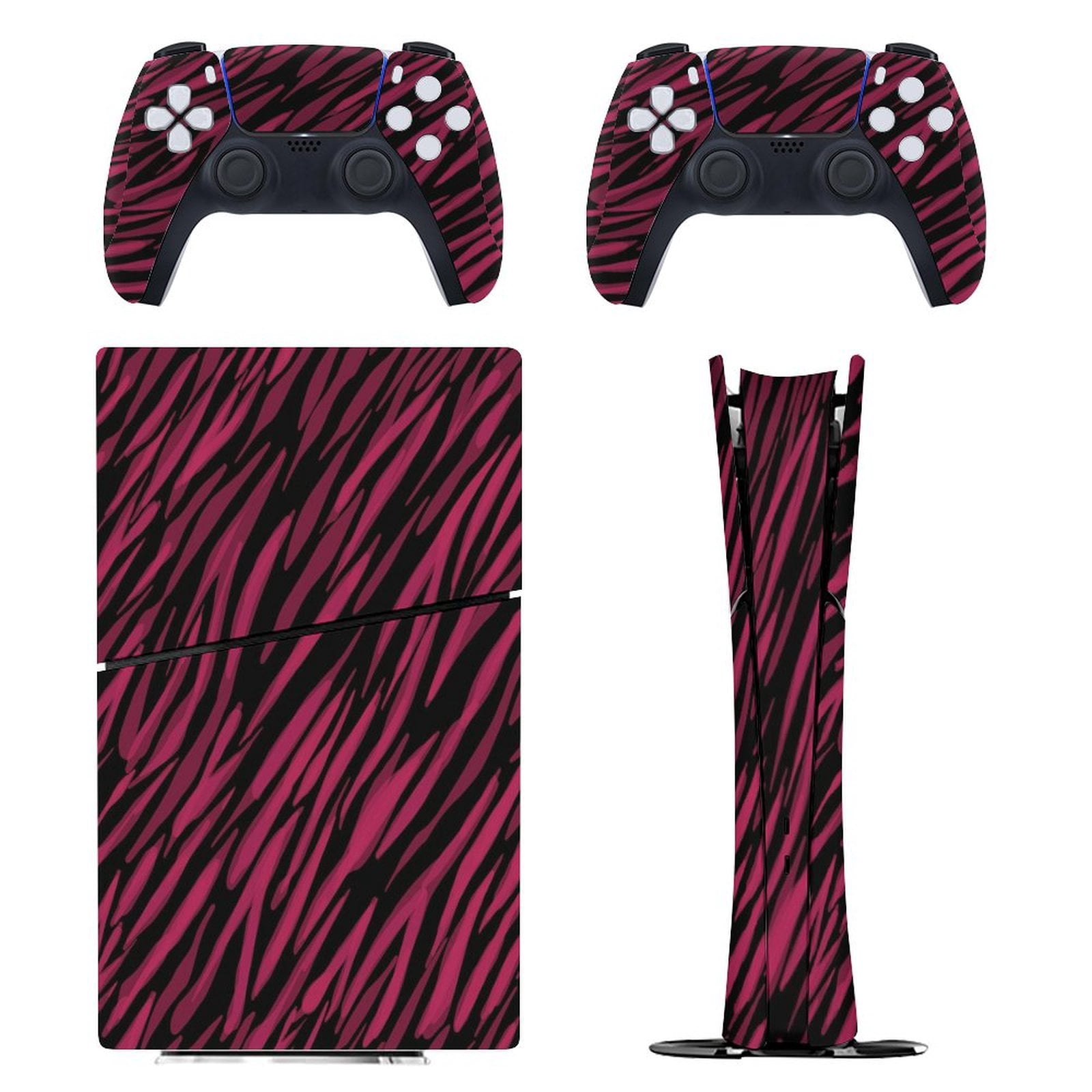 Animal Tiger Stripes PS5/PS5 Slim Digital Disc Skin Sticker For Console ...