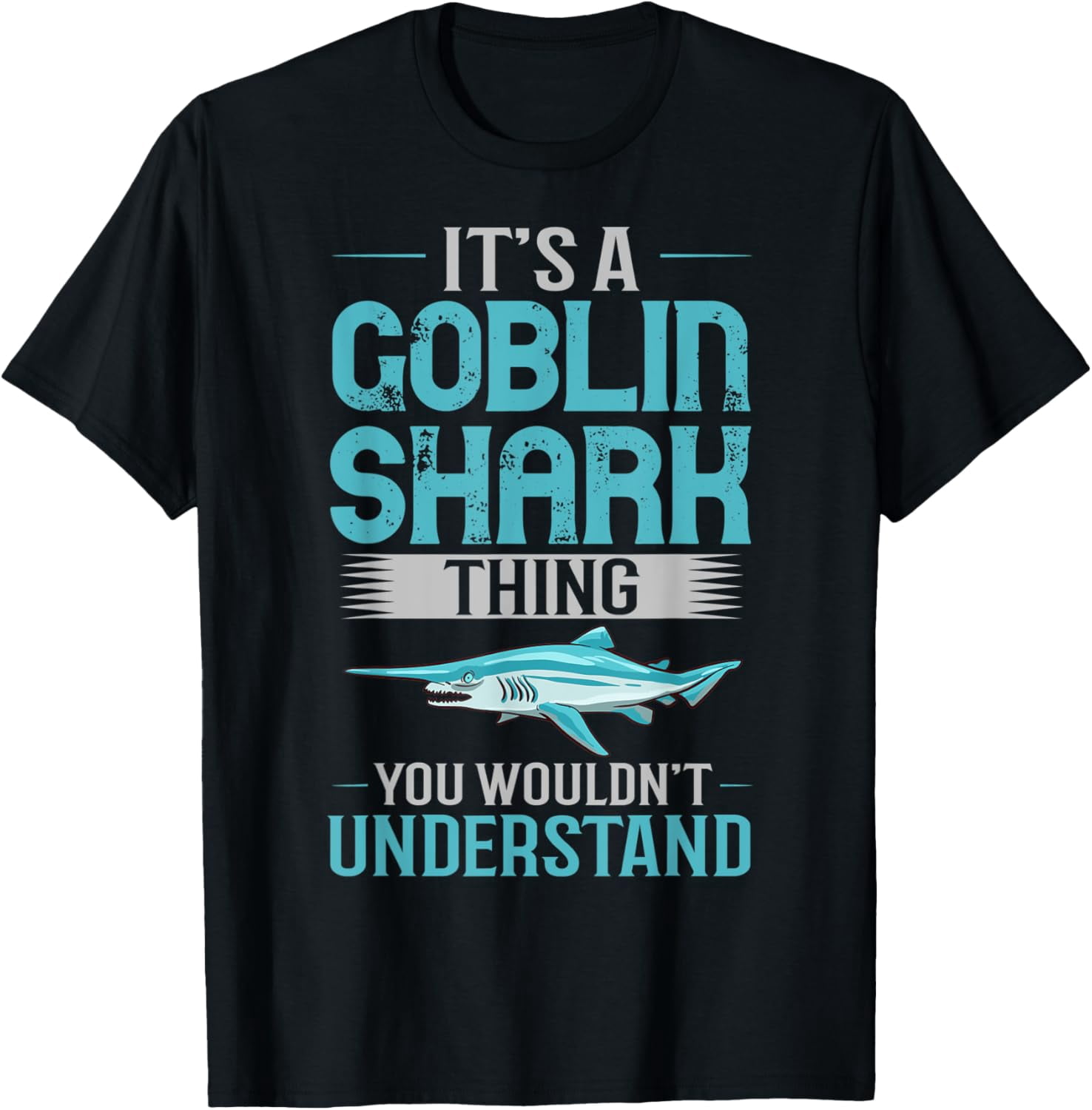 Animal Tooth Ocean, Goblin Sharkt Shirt - Walmart.com