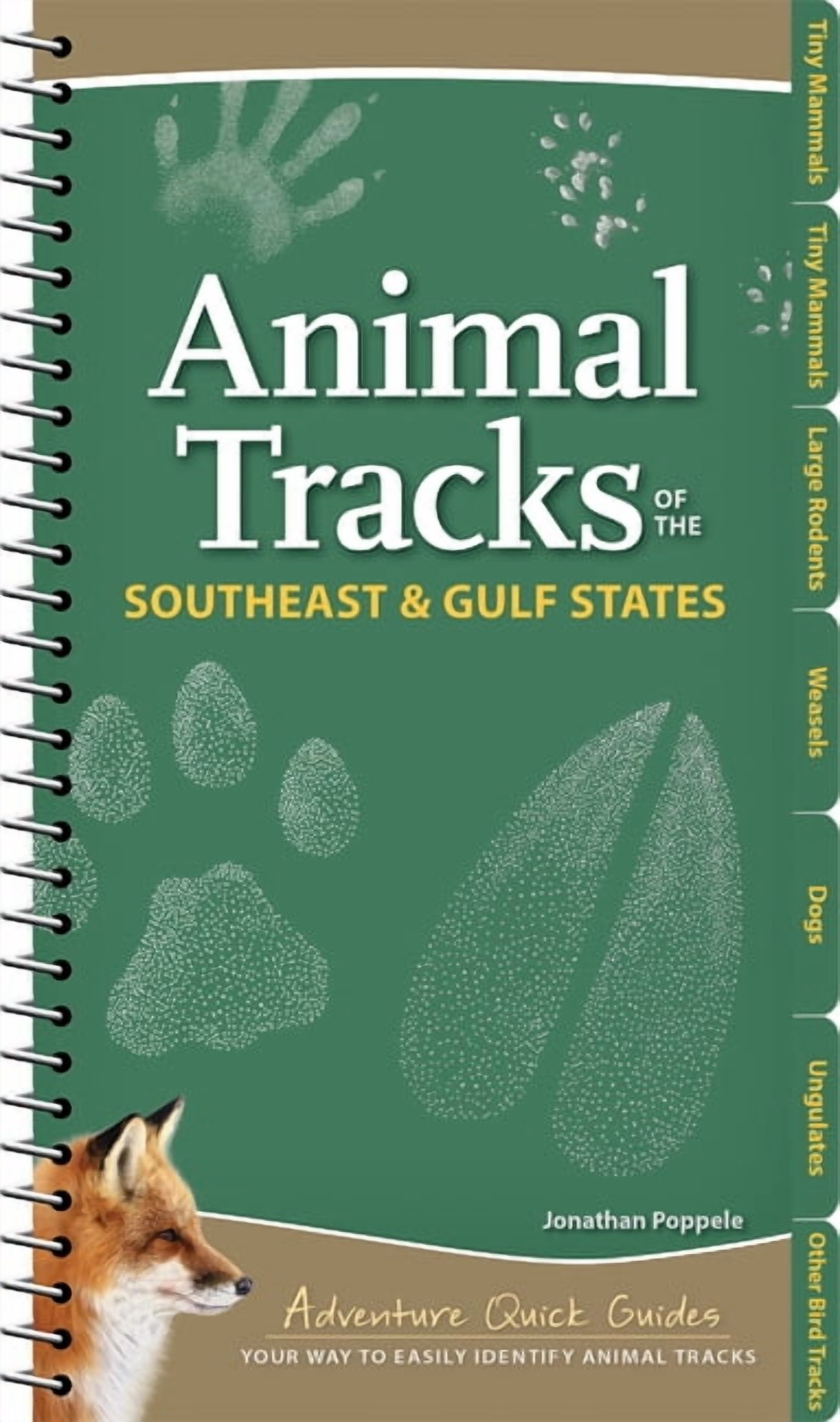 Adventure Quick Guides Animal Tracks of the Southeast & Gulf States ...