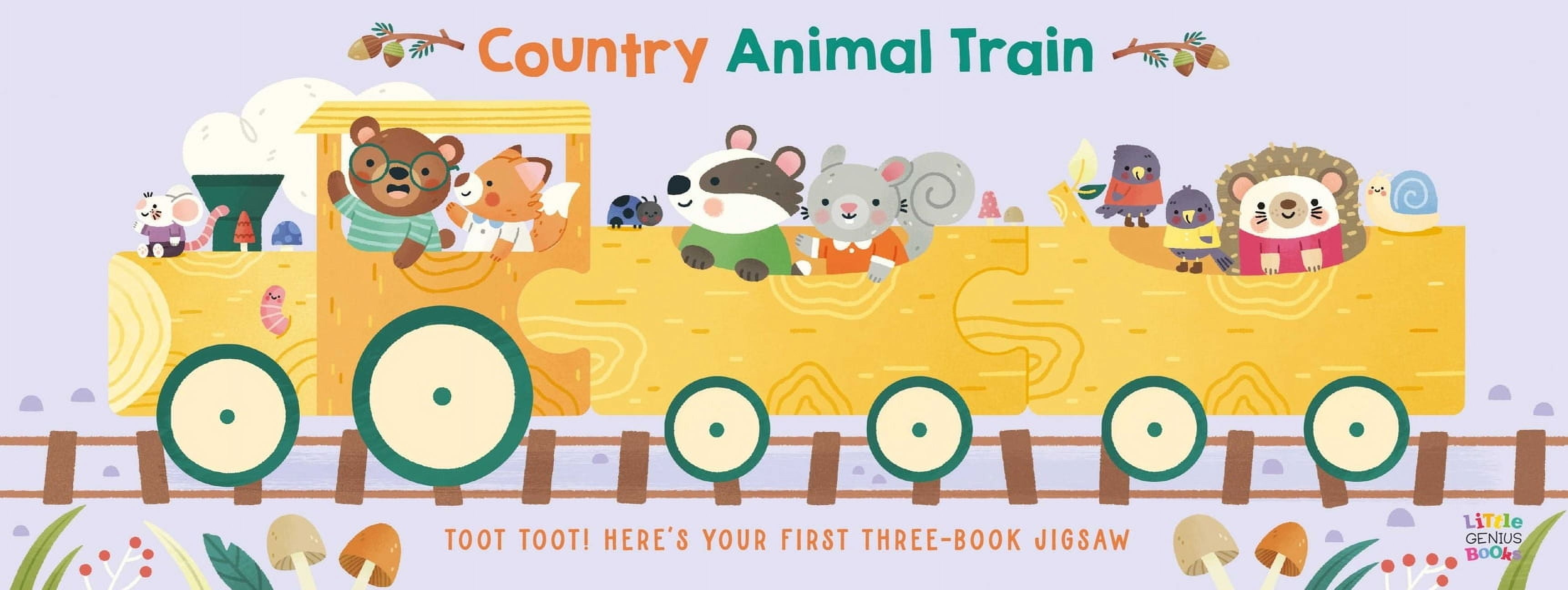 Animal Train Animal Train - Country, (Board Book) - Walmart.com