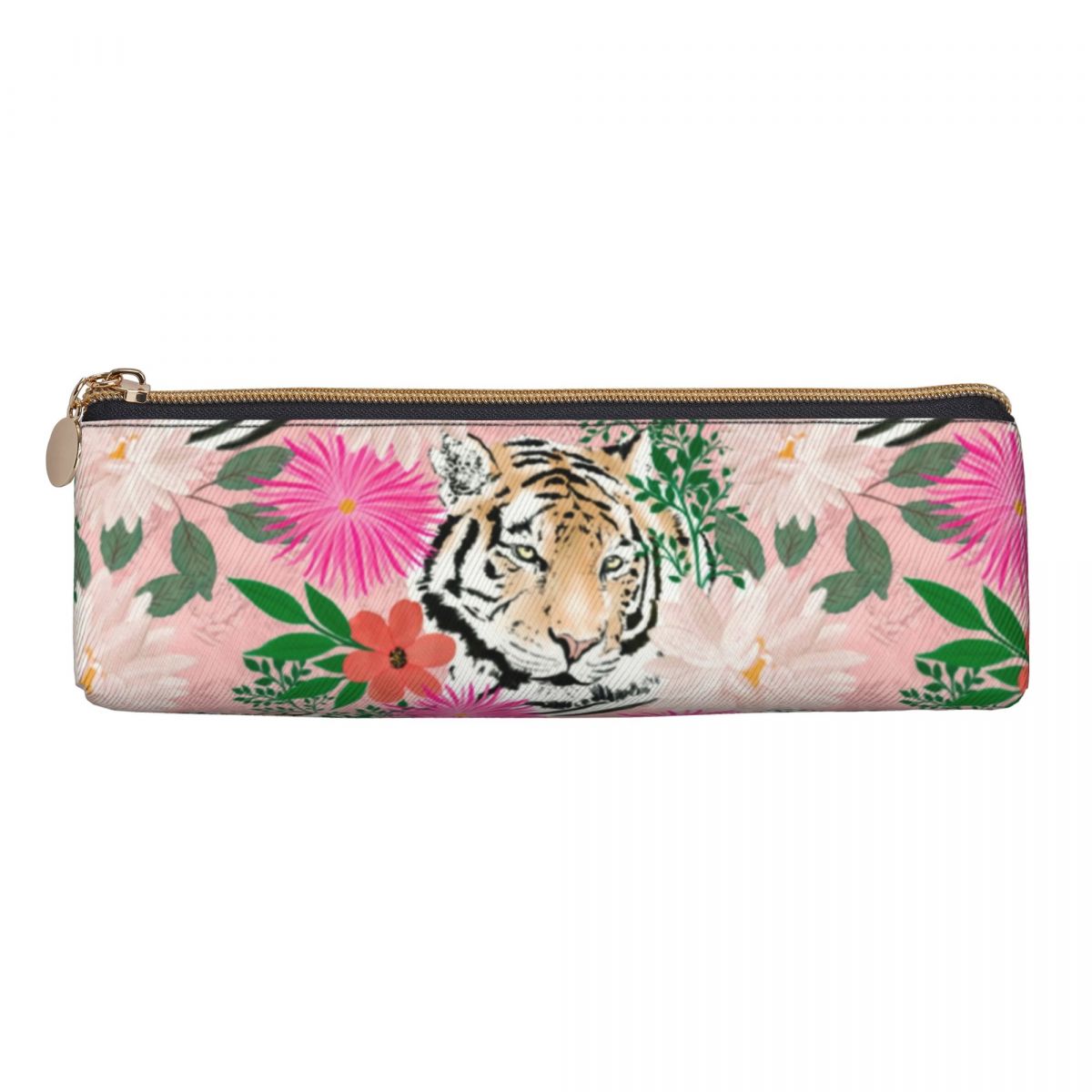 Animal Triangle Pencil Case Neon Dinosaurs Elementary School Big Zipper ...