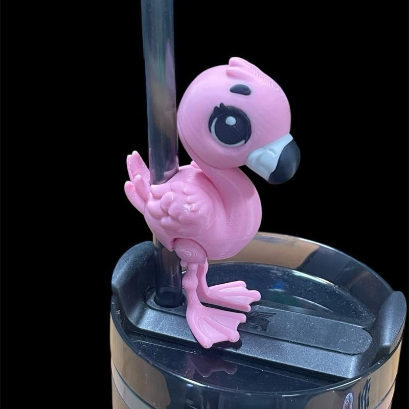 Animal Tumbler Straw Buddy Straw Figurine 3D Printed - Walmart.com