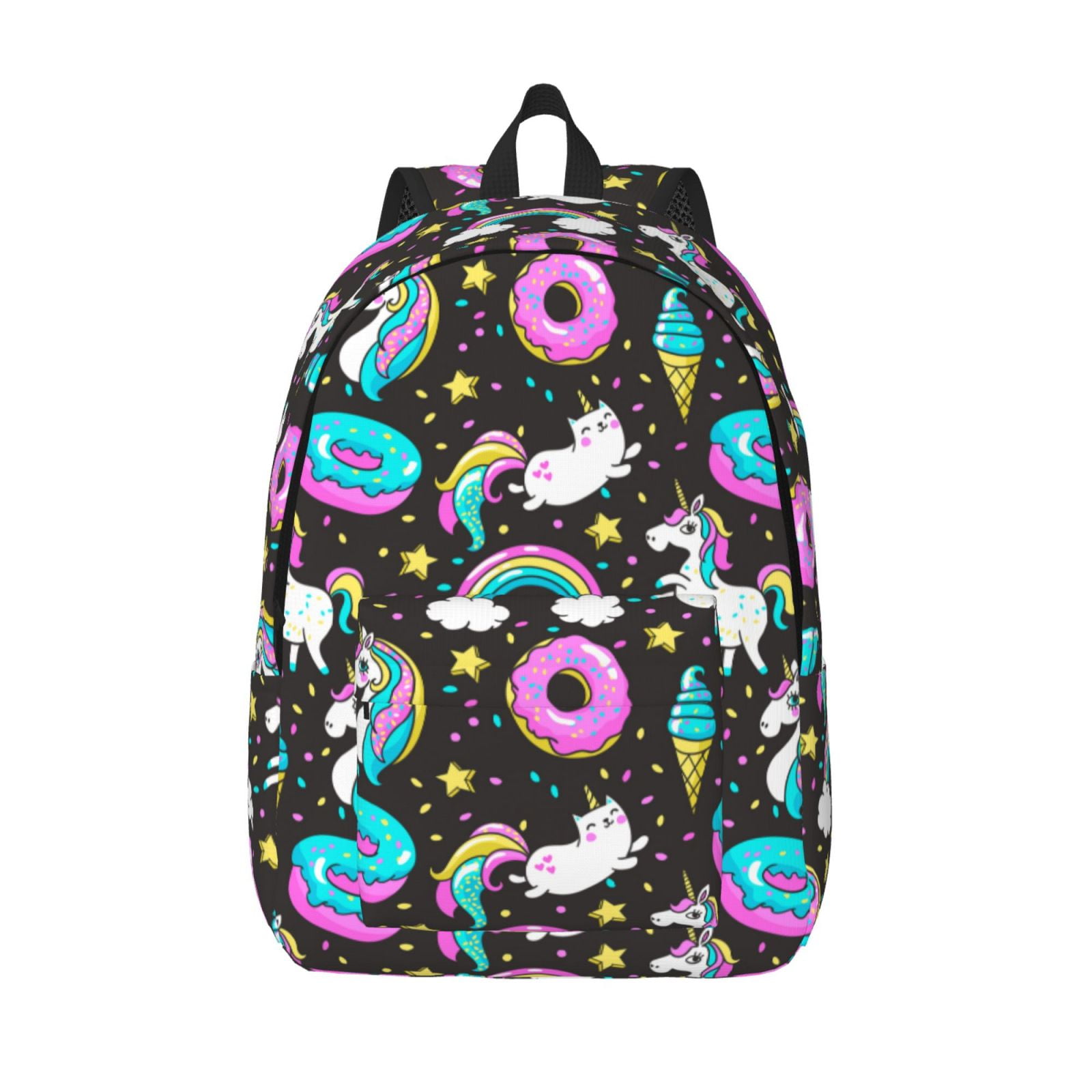Animal Unicorn Child School Backpack For Boys Girls，15.7 in Donut ...
