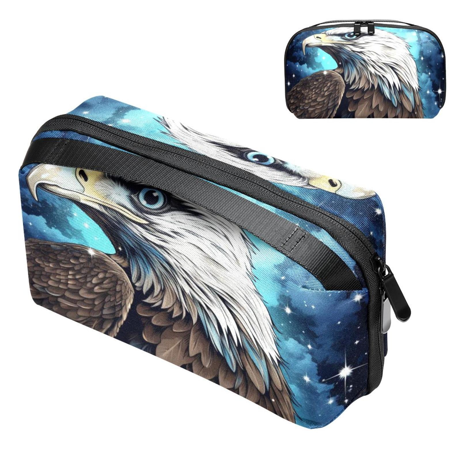 Animal Waterproof Oxford Fabric Storage Case with Charger Pouch, Small ...