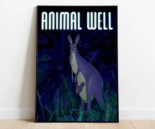Animal Well Poster Print Gaming Poster Room Decor Wall Decor NO FRAMED ...