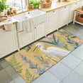 Animal White Heron Rectangle Area Rug 2x6ft,Living Room Rug Non-Slip ...