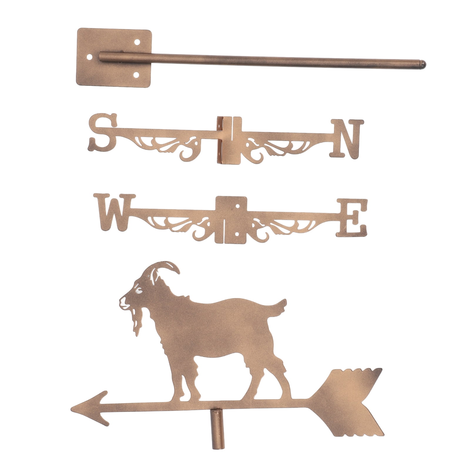 Animal Wind Direction Indicator Metal Weathervane for Roof Barn Roof ...
