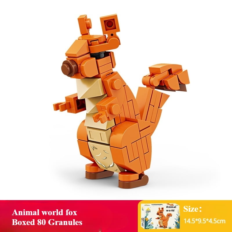 Animal World Building Blocks,LEGO-Compatible Giraffe Model ...