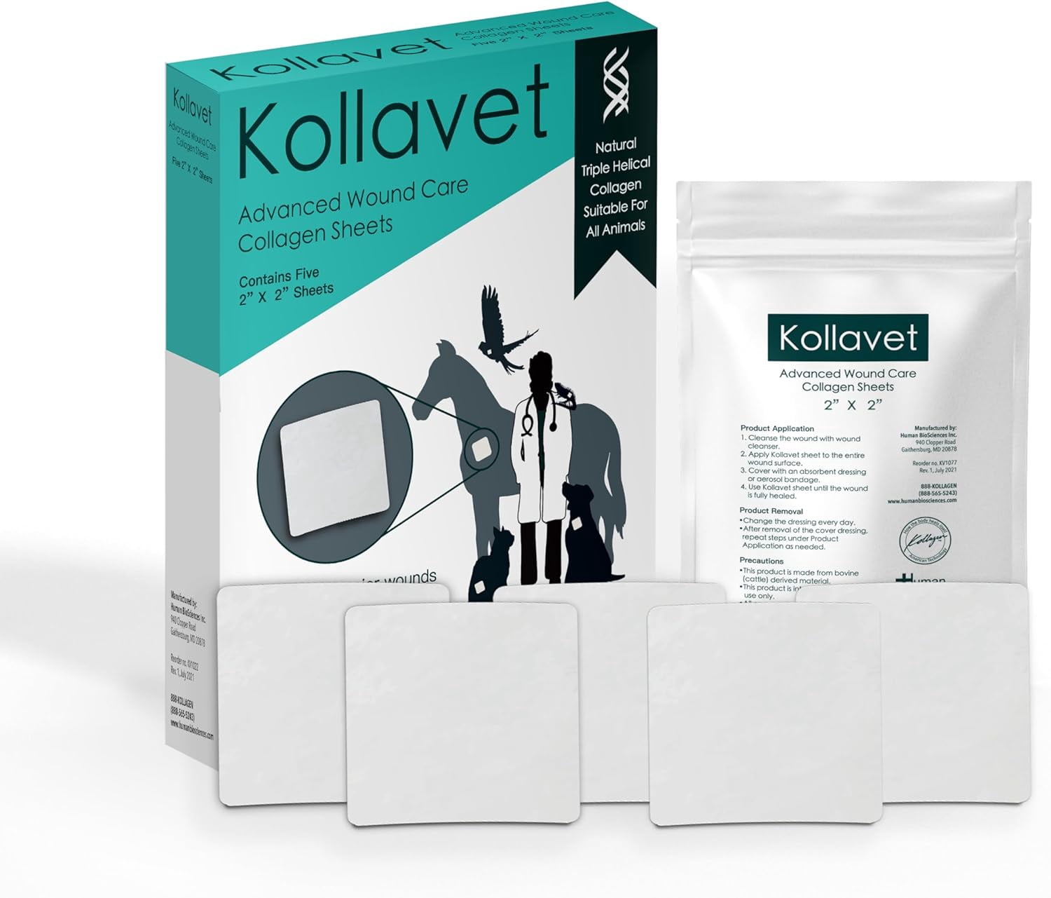Animal Wound Care Dressing for Cats, Dogs, Horses, Reptiles, Pets, and ...