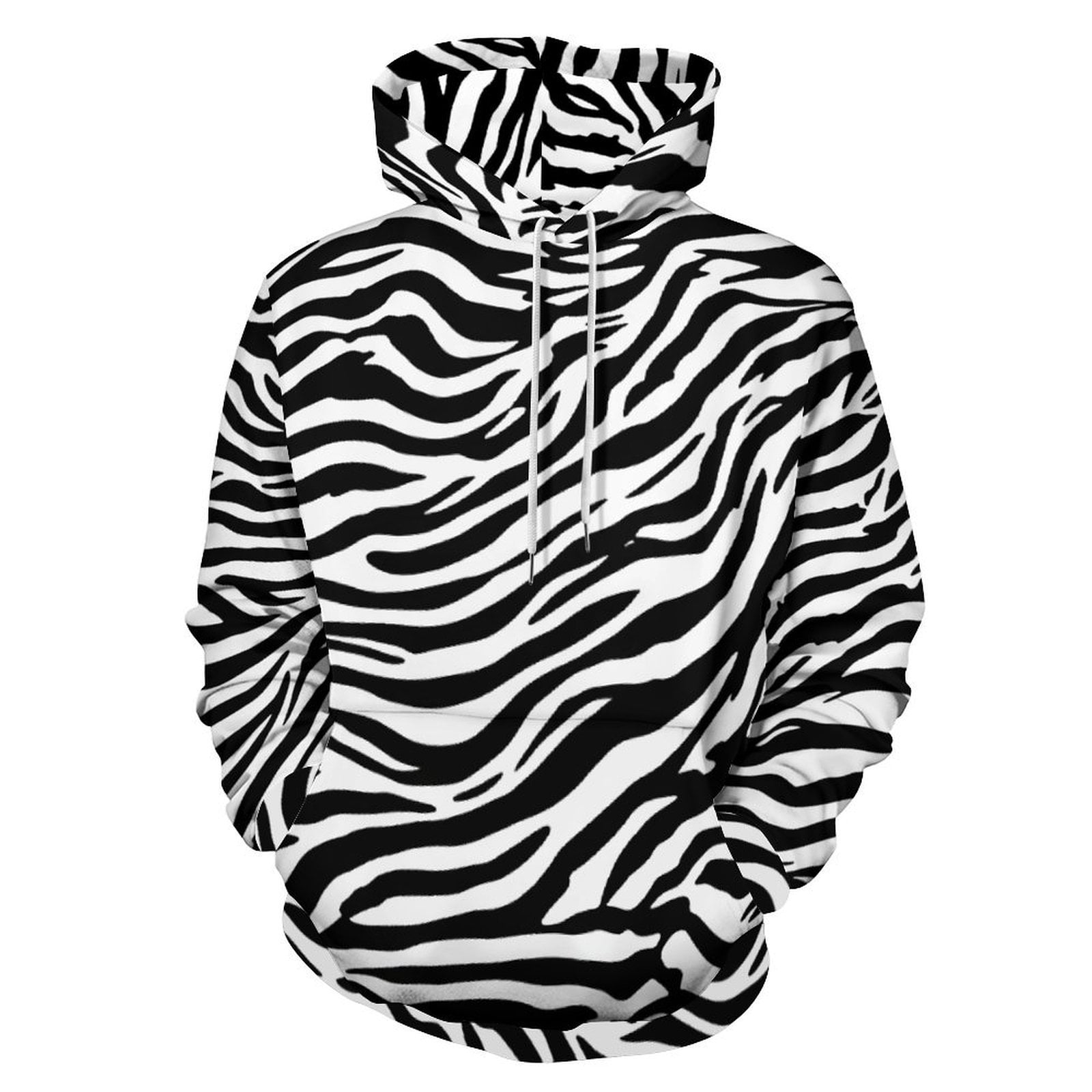 Animal Zebra Print 3d Sweatshirts Hoodie Fashion Casual Personality Men ...