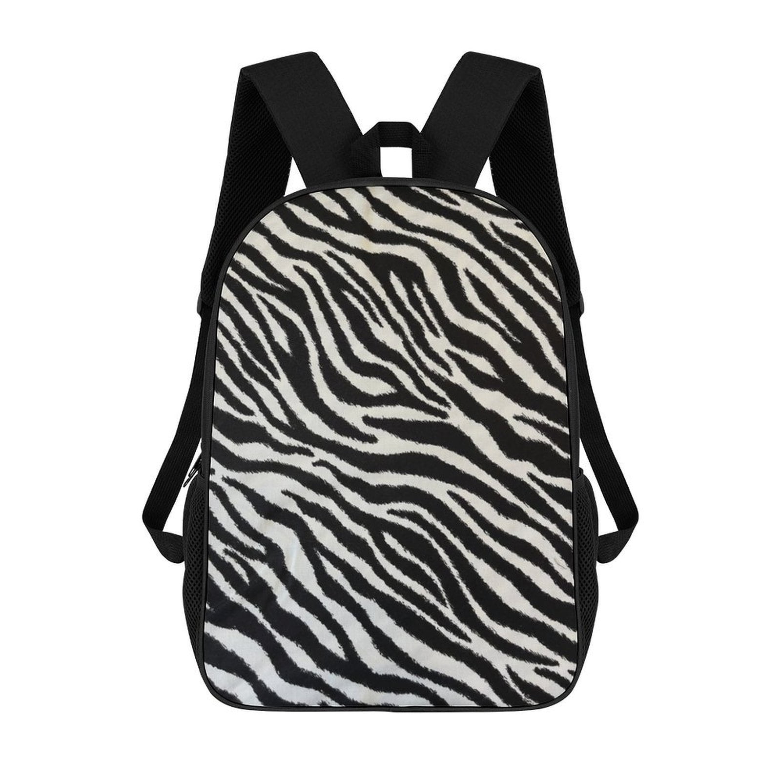 Animal Zebra Print Backpack 17in Laptop traveling Bag Bags - Walmart.com
