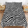Animal Zebra Print Quilt Cover 3pcs Set Home Textiles Duvet Cover Set ...