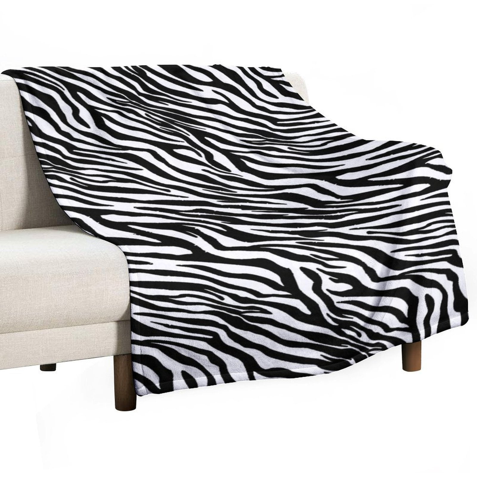 Animal Zebra Print Throw Blanket for Women, Men - Super Soft Plush ...