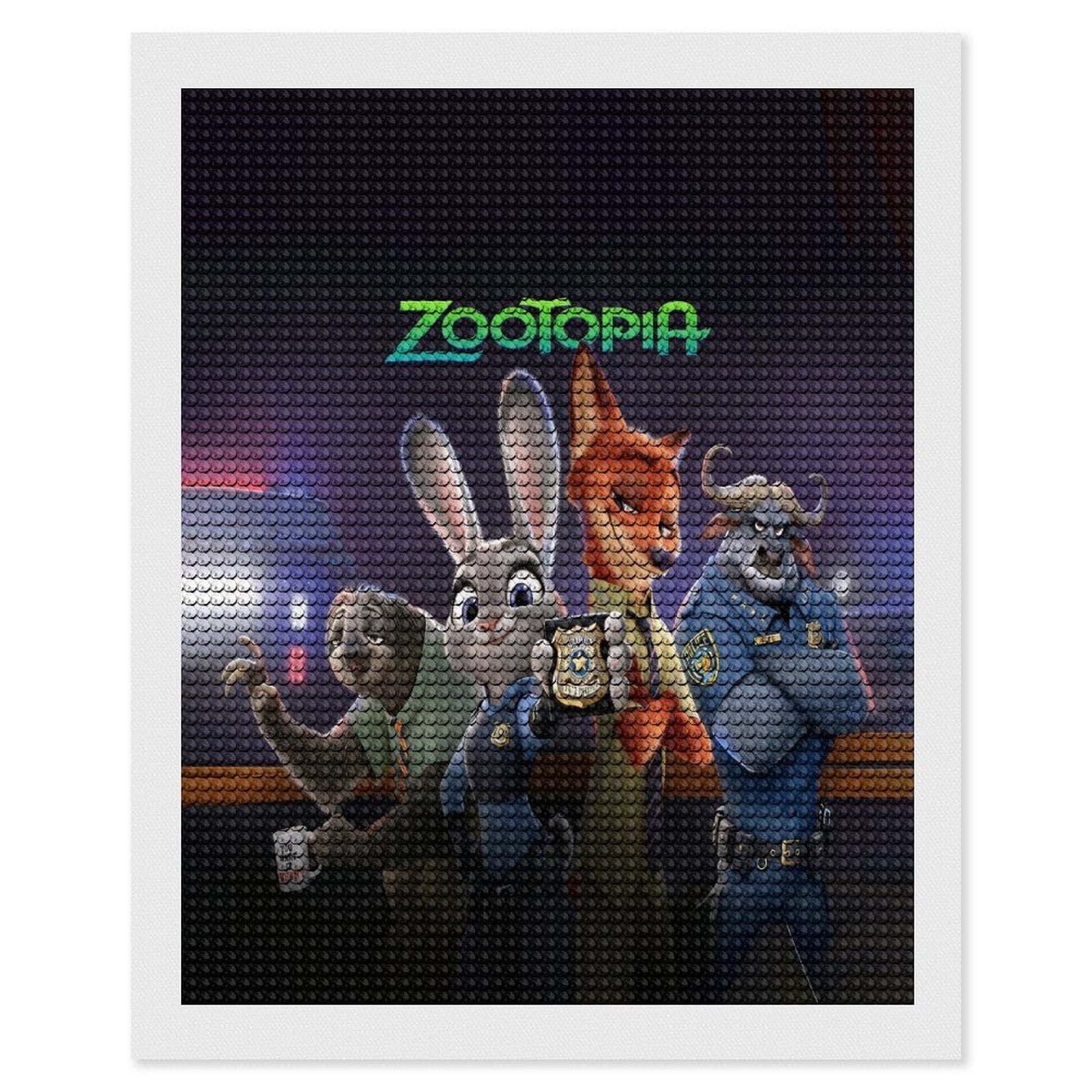 Animal Zoo_Top,i Diamond Art Kits DIY 5D Anime Painting by Number Kits ...