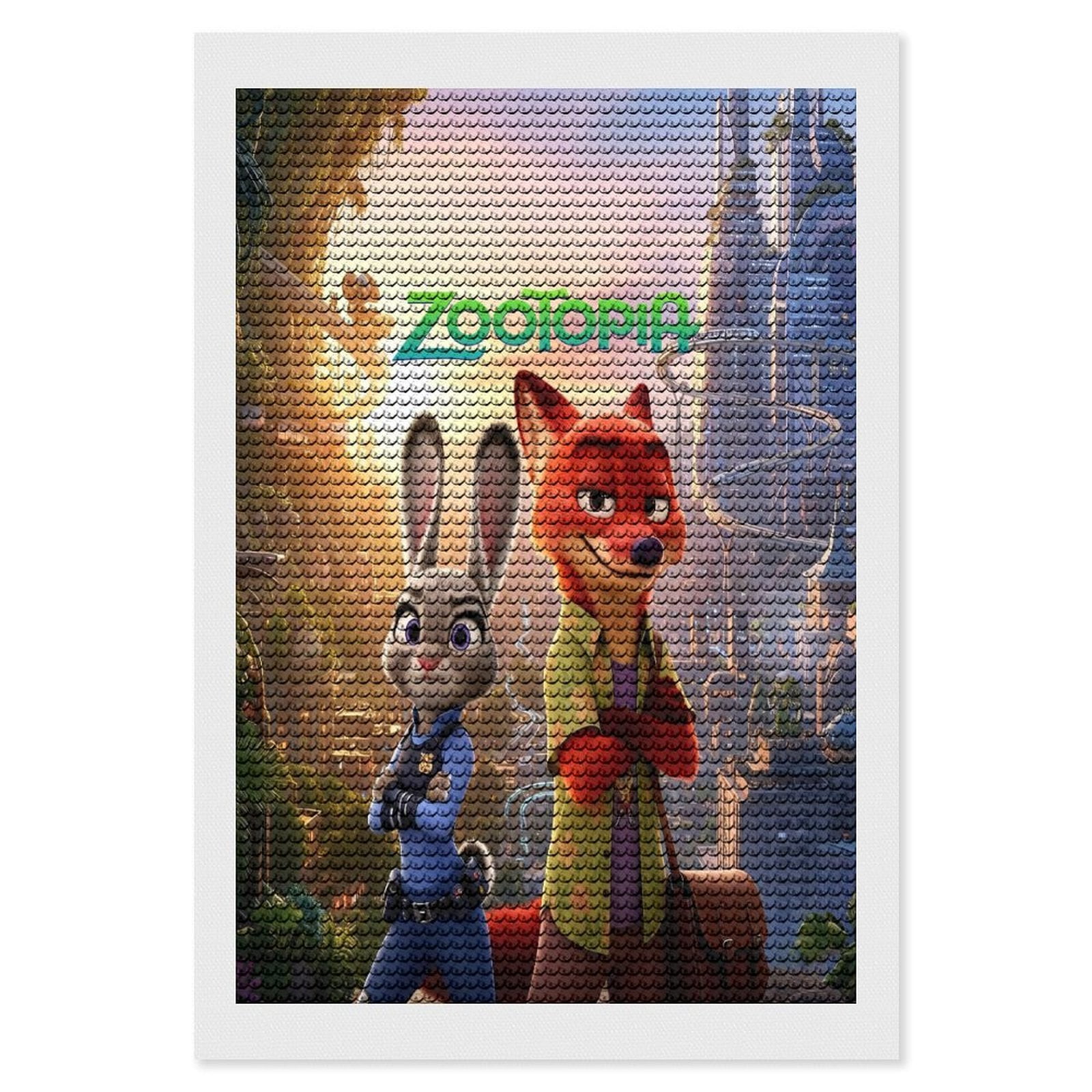 Animal Zoo_Top,i Diamond Art Kits DIY 5D Anime Painting by Number Kits ...