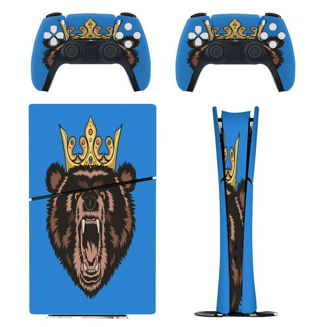 Animal-angry-characters PS5/PS5 Slim Digital Disc Skin Sticker For ...
