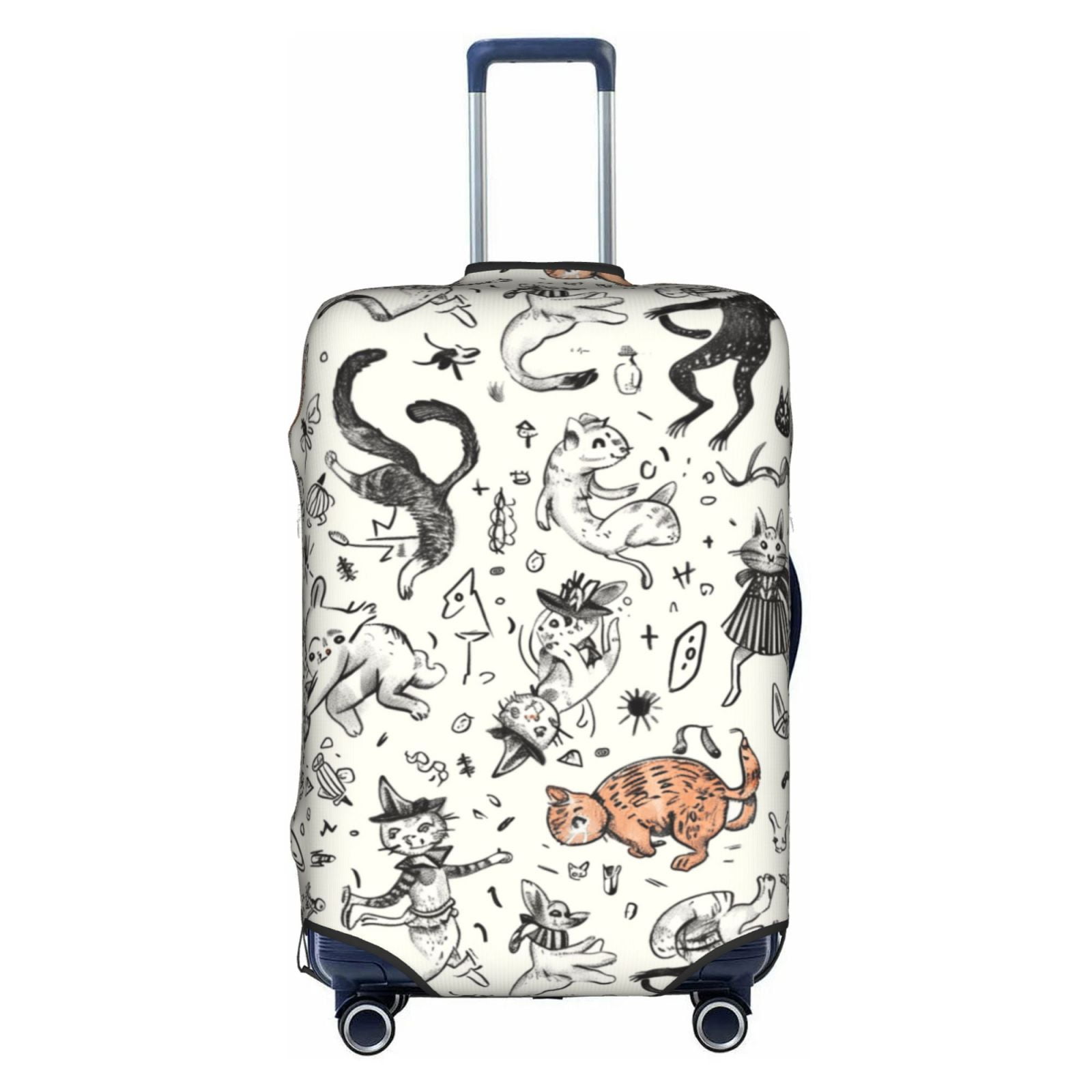 Animal art painting Trolley Case s All-inclusive Model Stretchable ...