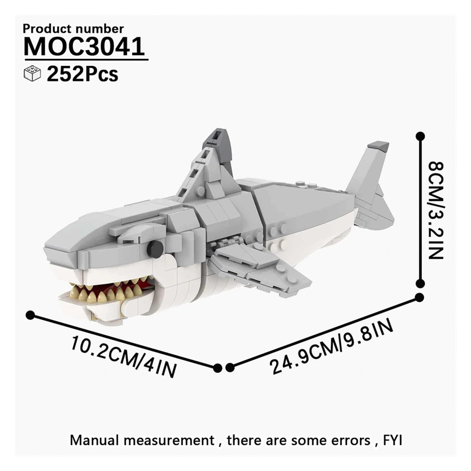 Animal bricks, deer, cat, dog, red panda bricks, farm-compatible ...