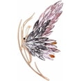 Animal brooch, suitable for women, 18K gold plated, diamond-encrusted ...