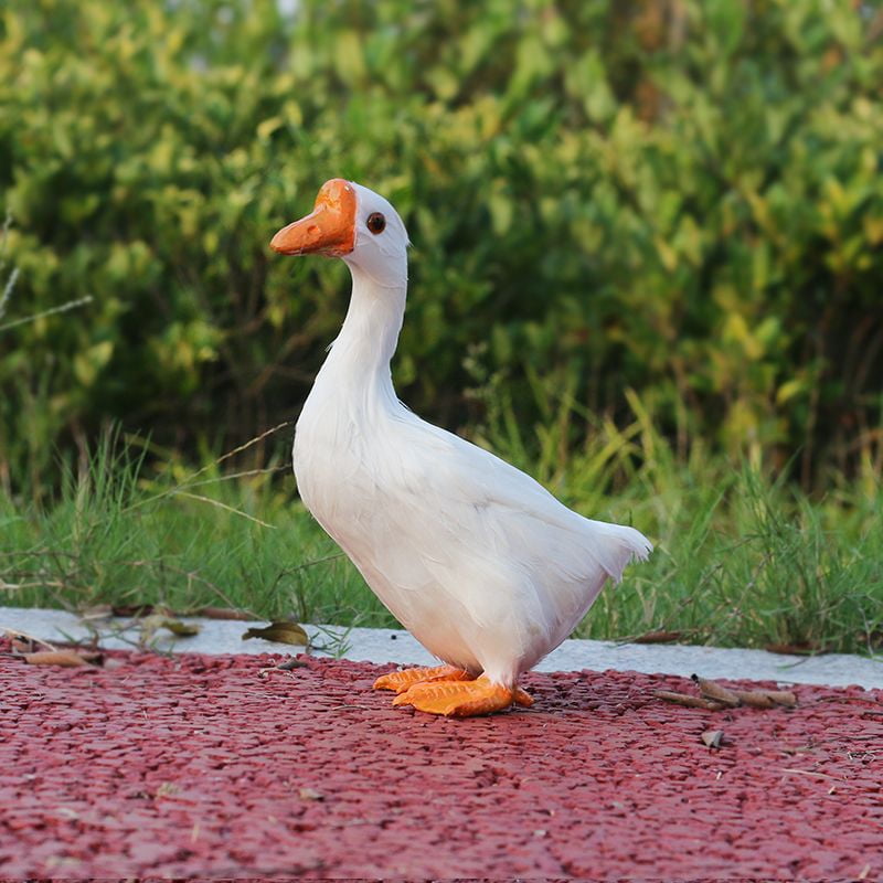 Animal goose SWAN children doll White Goose duck farm animal model ...