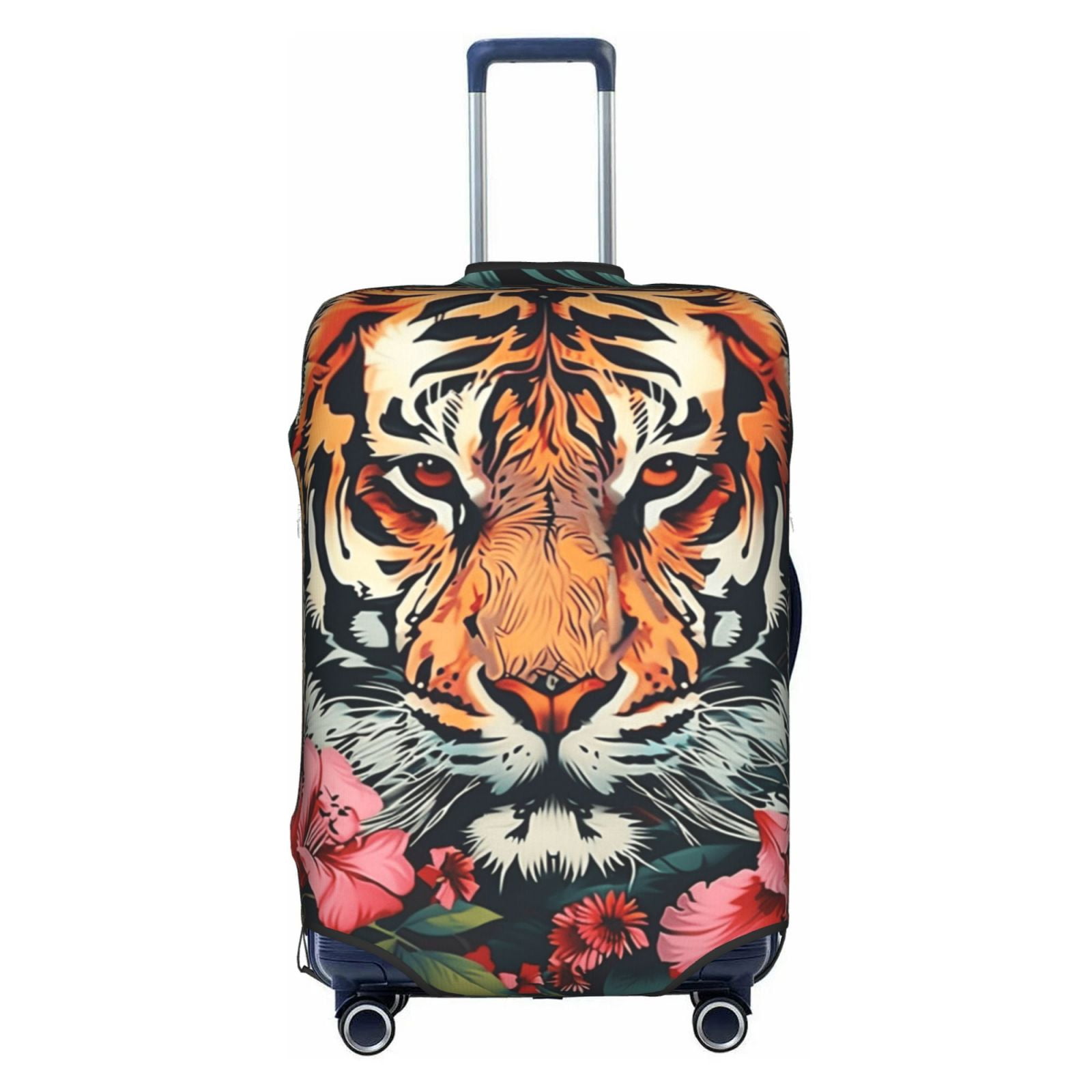 Animal in flower Trolley Case s All-inclusive Model Stretchable Scratch ...