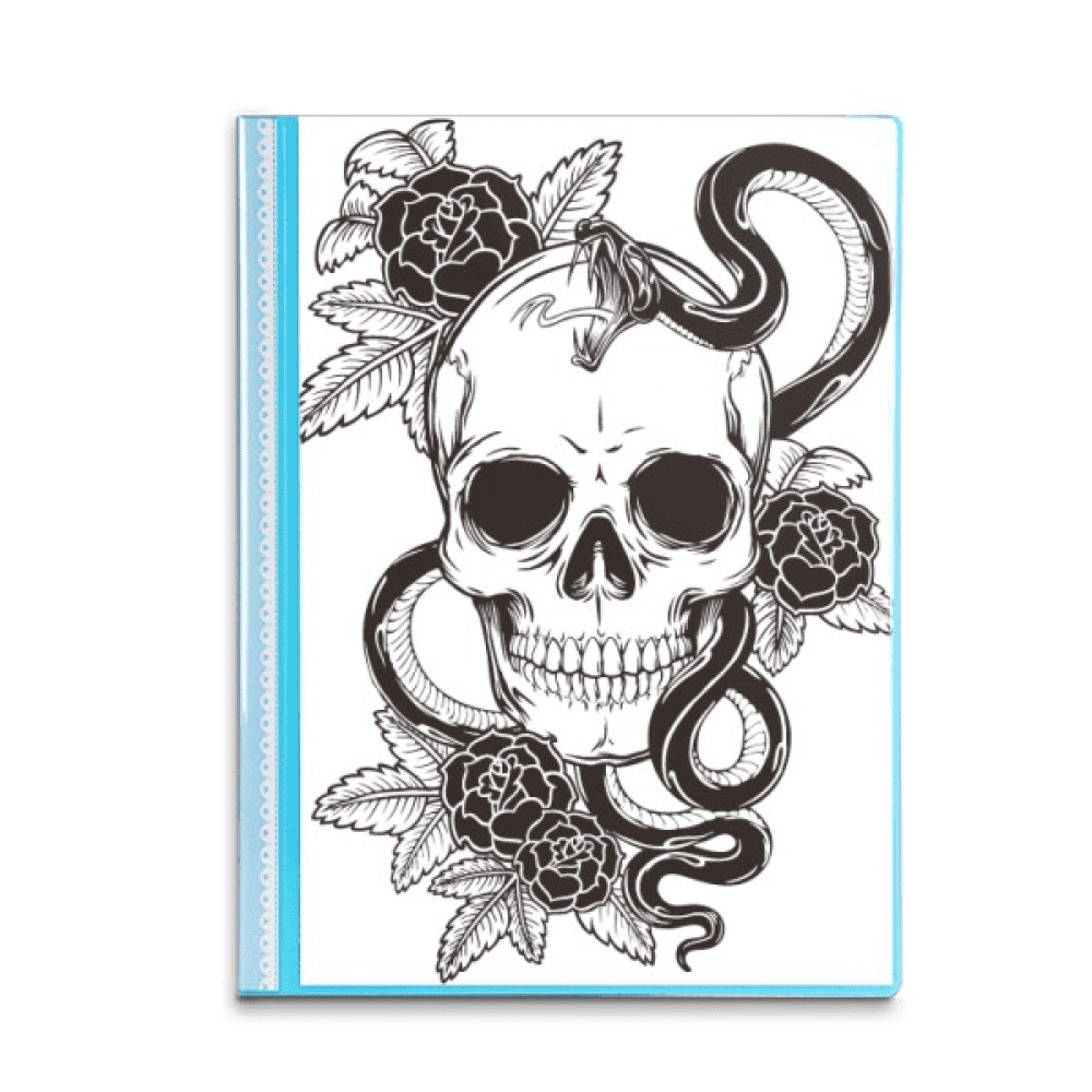 Animal l Snake Sketch Pattern Book Sheet Protectors Portfolio Binder ...
