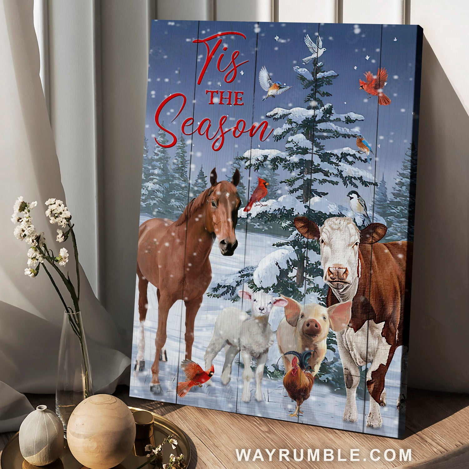 Animal of God, Winter forest, Christmas is coming, Tis the season ...