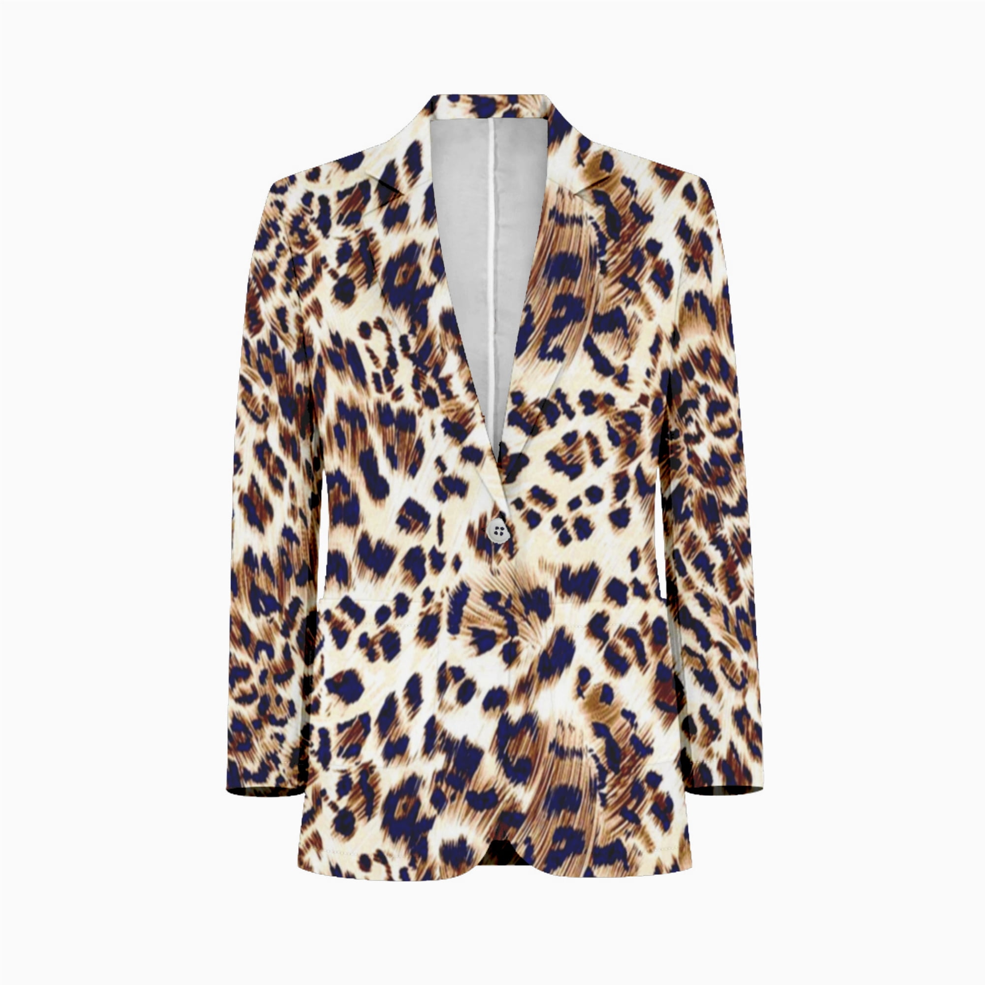 Animal print, leopard texture Men Blazers Slim Clothing Summer Jacket ...