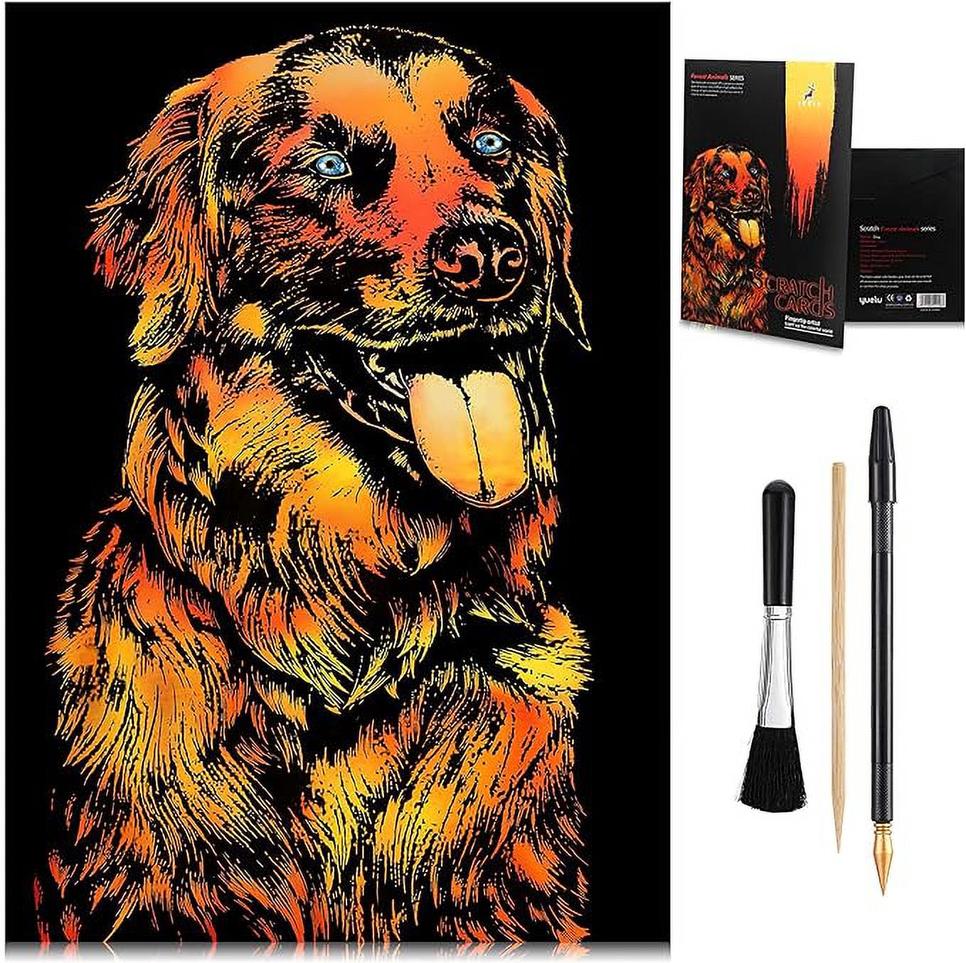 Scratch Art Animals