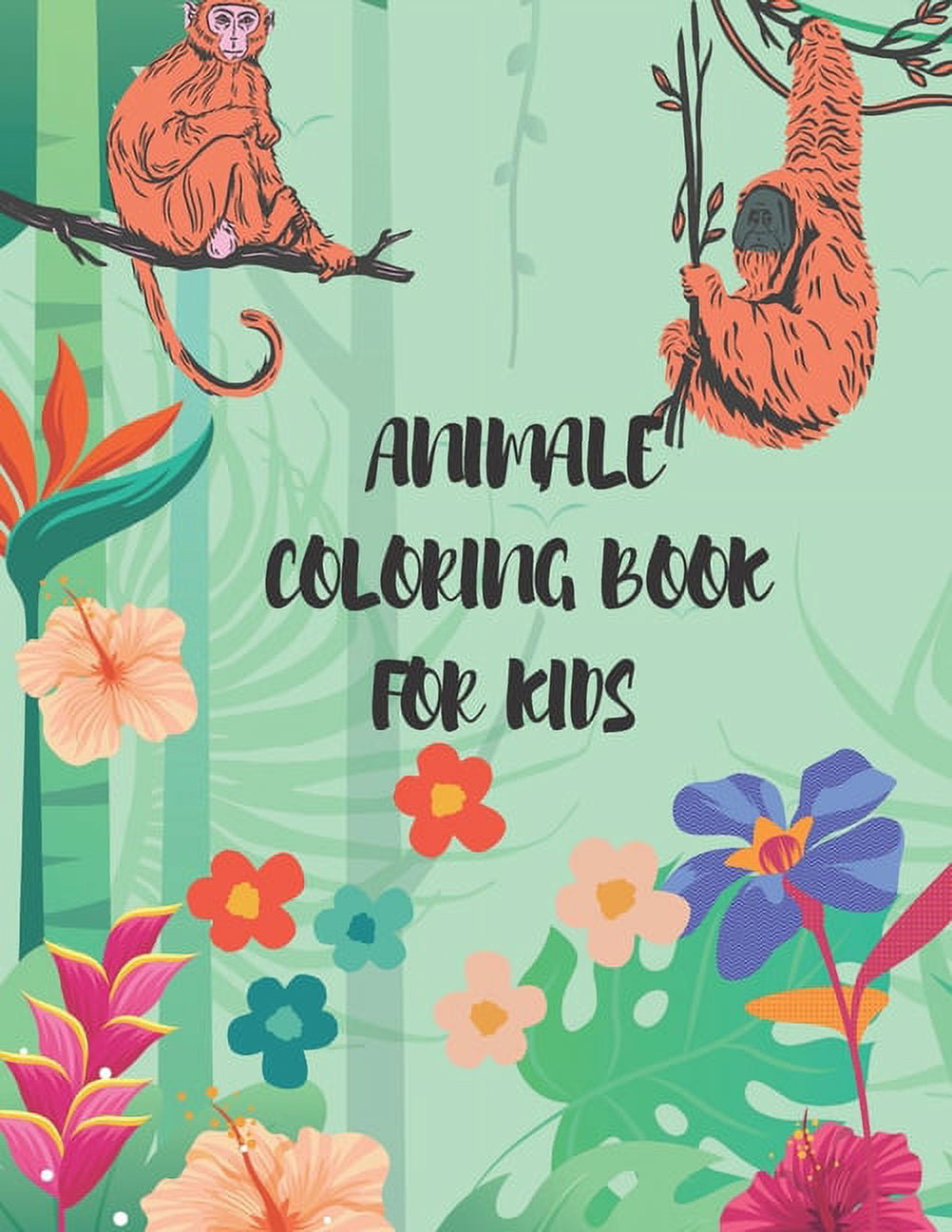 Animale Coloring Book for Kids : A Coloring Book Featuring Cute and ...