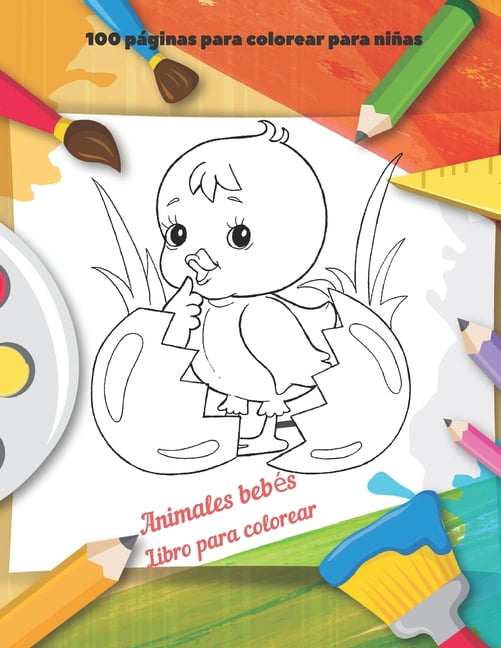Animales bebÃ©s - Libro para colorear - 100 pÃ¡ginas para colorear para ...