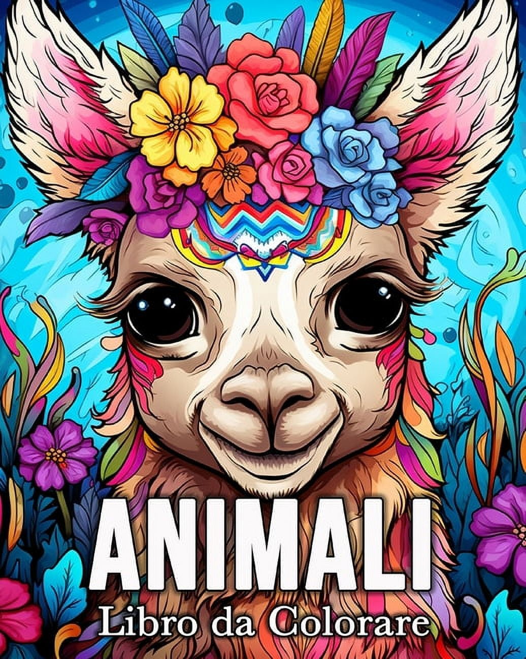 Animali da Colorare: 50 Immagini Carine per Alleviare lo Stress e ...