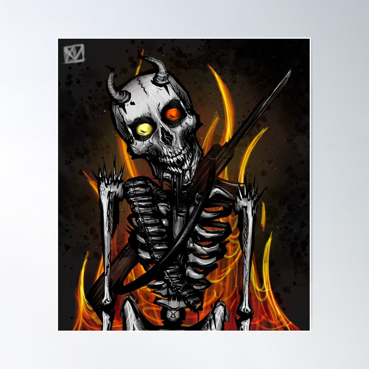 Animalia Poster Wall Art, Modern Wall Decor For Living Room Bedroom ...