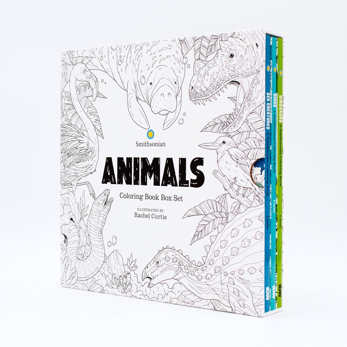 Animals: A Smithsonian Coloring Book Box Set - IDW Exclusive - Walmart.com