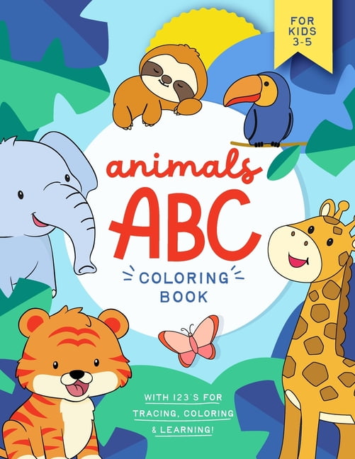 Animals ABC Coloring Book: Fun and Colorful Pages with the Alphabet ...