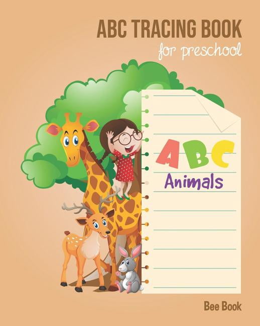 Animals ABC Tracing Book For Preschool: Coloring Animals And Letter ...