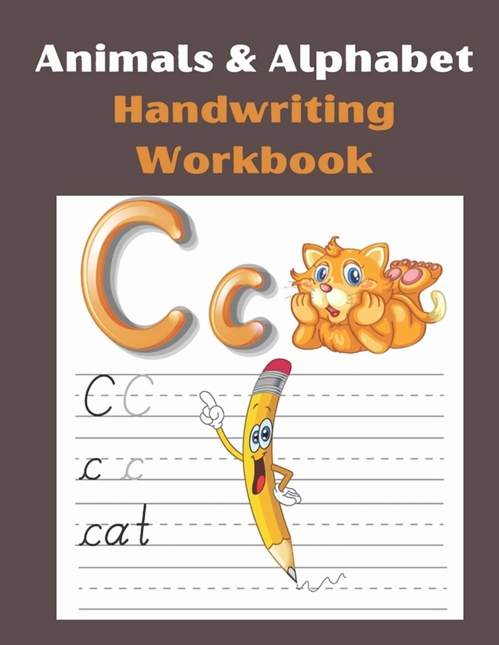 Animals & Alphabet Handwriting Workbook: Workbook for Preschool ...