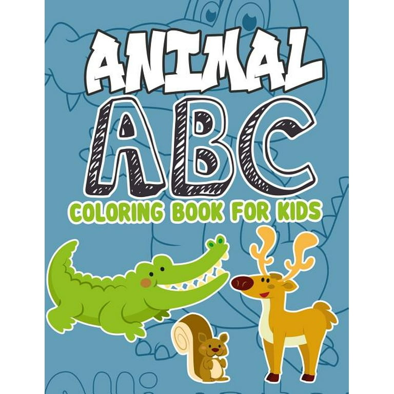 a to z coloring book cover