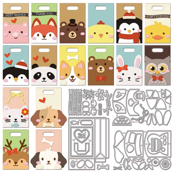 Animals Bag Carbon Steel Cutting Dies Stencils for DIY Scrapbooking ...