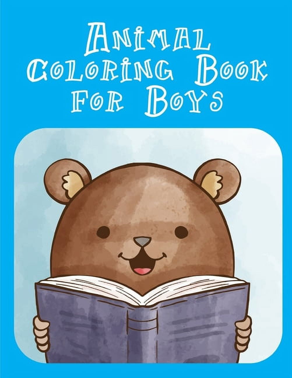 Animals Color Addict: Animal Coloring Book for Boys: Christmas Book ...