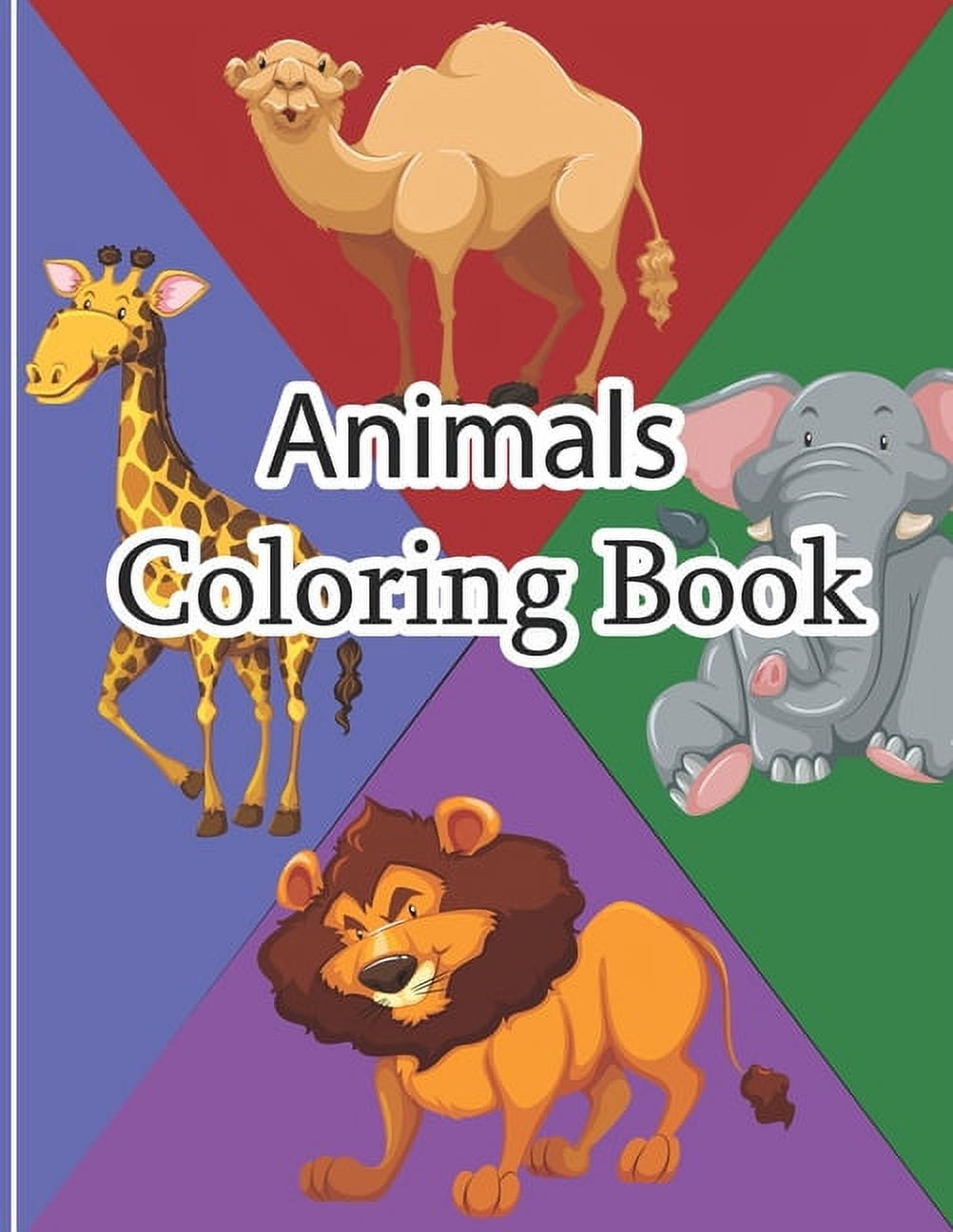 Animals Coloring Book : Awesome Animals Cute Animal Coloring Book for ...