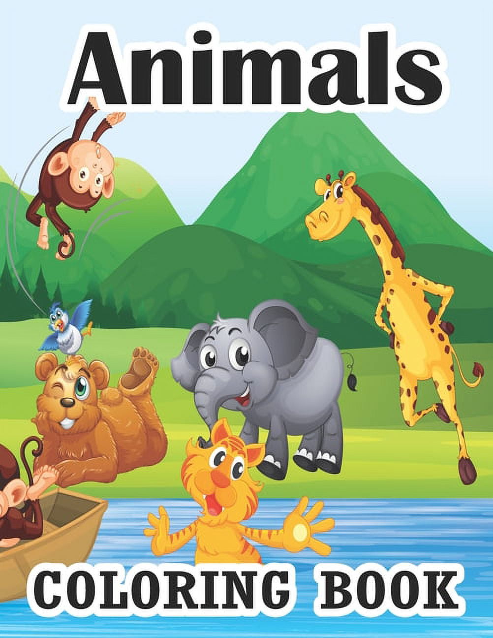 Animals Coloring Book: Coloring Books for Kids Awesome Animals Cute ...