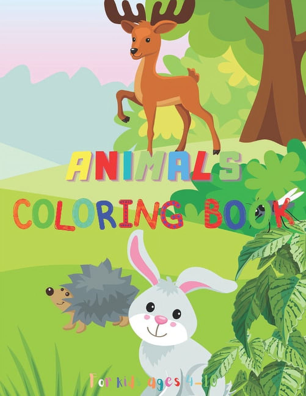 Animals Coloring Book: Easy and Fun Educational Coloring Pages of ...